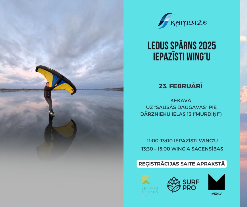 LEDUS SPĀRNS 2025 - Iepazīsti Wing’u - sailinglatvia.lv